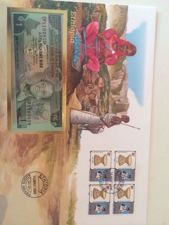 Banknotenbrief Ethiopia (Neu und originalverpackt) in Muralto für CHF 4.95 – mit Lieferung auf ...