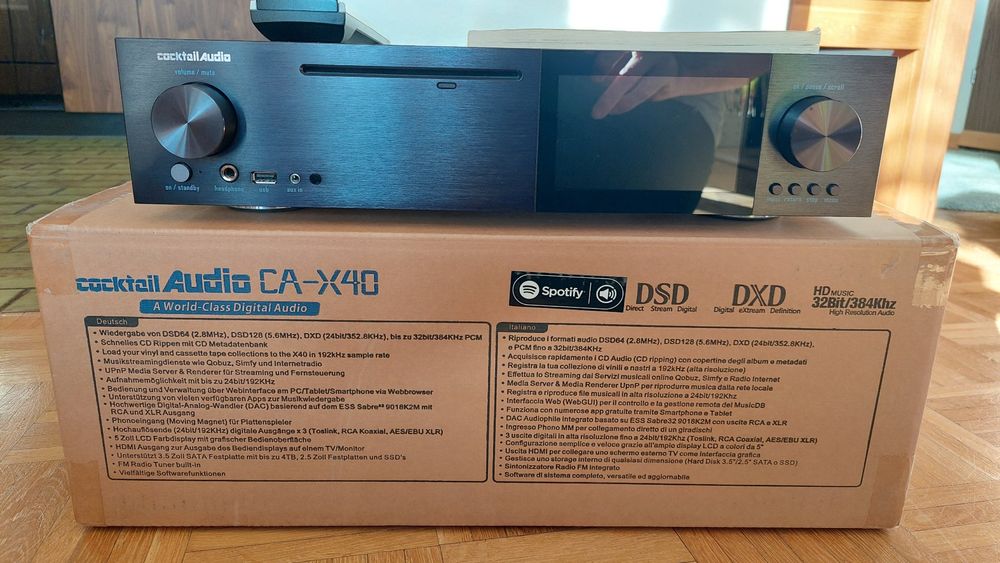 Cocktail Audio X40 - HighEnd Musikserver, ESS ES9018-K2M DAC (Gebraucht ...