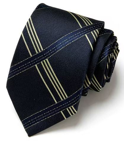 Herren Krawatte Vangise 7.50 CM 100% Jacquard gewebte Seide | Kaufen auf Ricardo