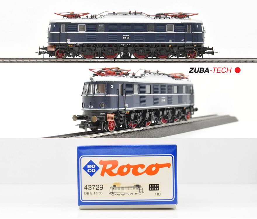 Roco 43729 E-Lok BR E 18 DB H0 GS mit Analog mit OVP (Gebraucht) in St ...