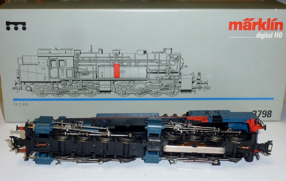 Märklin 3798 Gt 2 4/4 5773 Mallet-Dampflok Digital H0 WS ☼ | Kaufen auf Ricardo