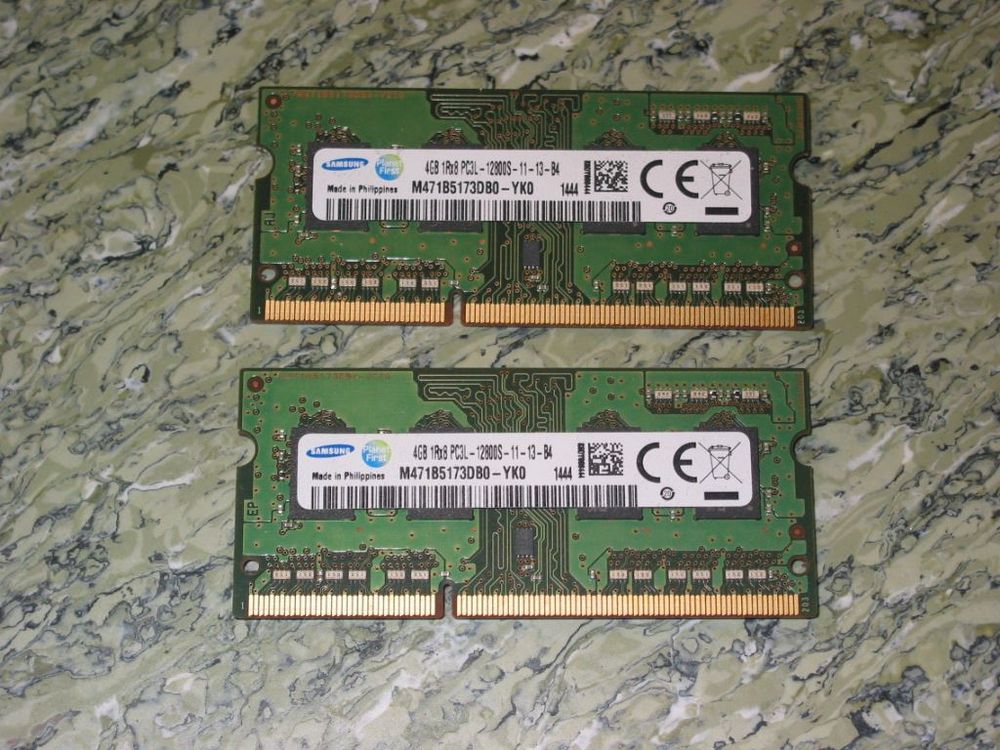 Samsung 8GB (2X4GB)1RX8 PC3L 12800S DDR3 (Gebraucht) in Rickenbach SZ ...