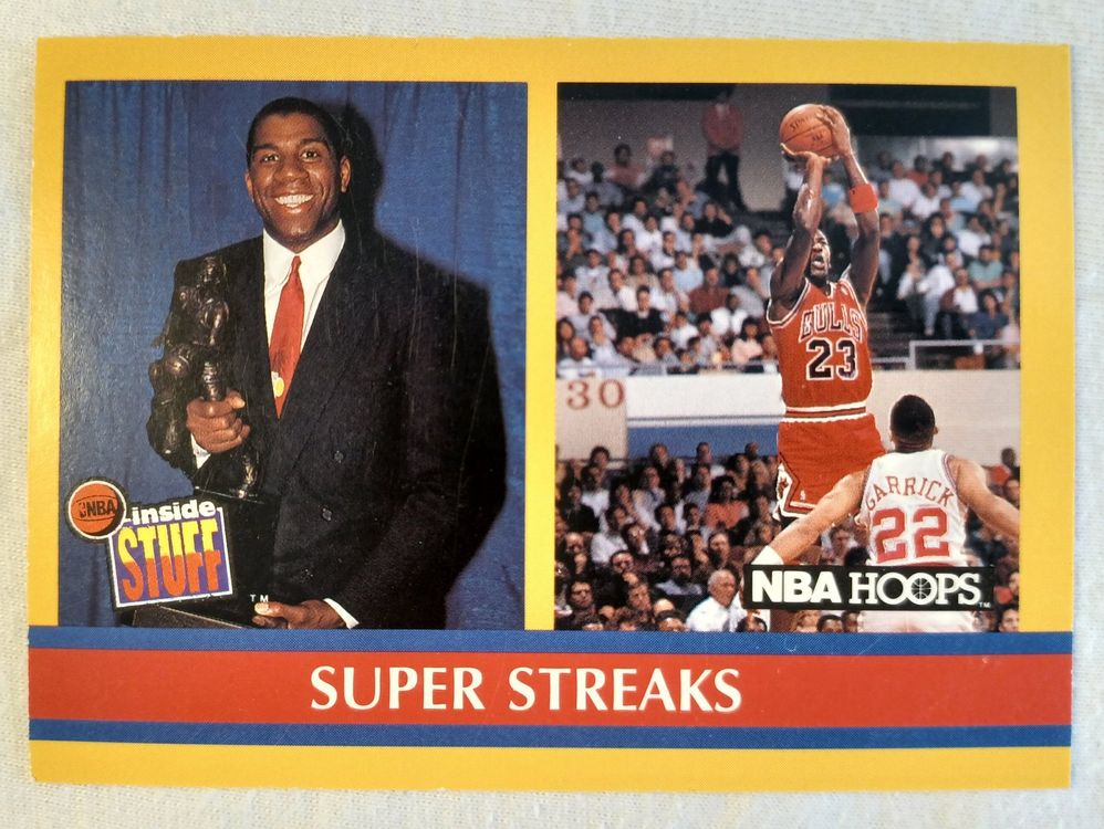 NBA Michael Jordan & Magic Johnson 1990 Vintage Sport Card | Kaufen auf ...