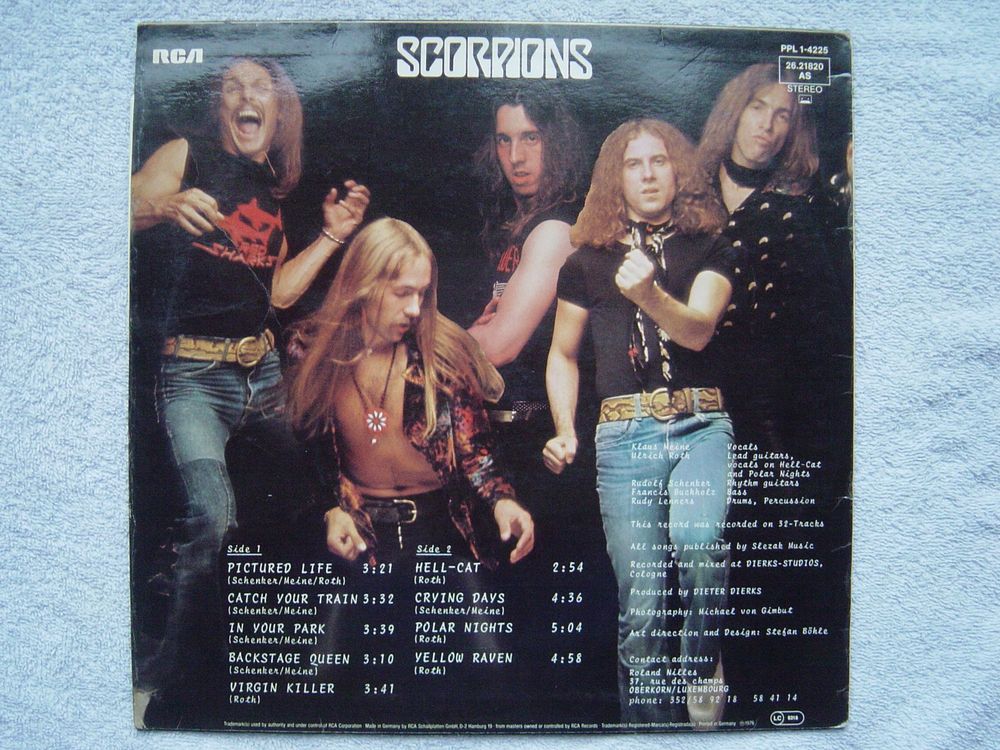 Scorpions Virgin Killer Original mit Insert (Gebraucht) in Wängi für ...