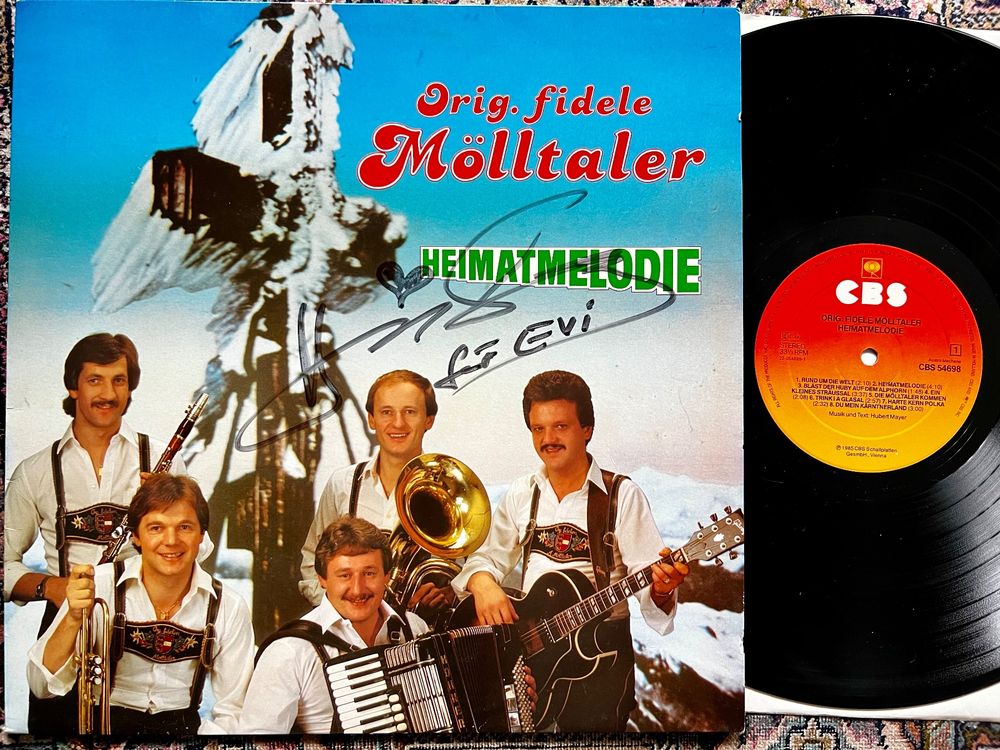 Orig. Fidele Mölltaler – Heimatmelodie - signierte LP 🛀 (Gebraucht) in ...