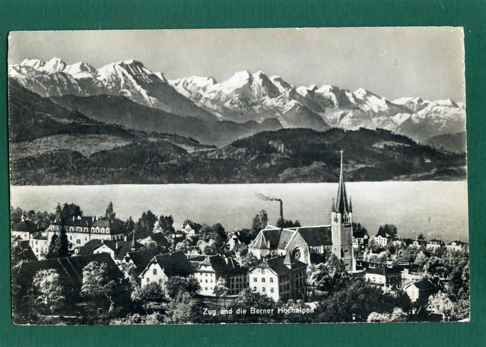 Zug und die Berner Hochalpen, 1959 (Gebraucht) in Sargans für CHF 1 – mit Lieferung auf Ricardo ...