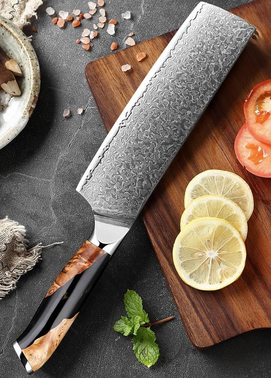 Luxus Sabatier Nakiri Damast Messer Bilder