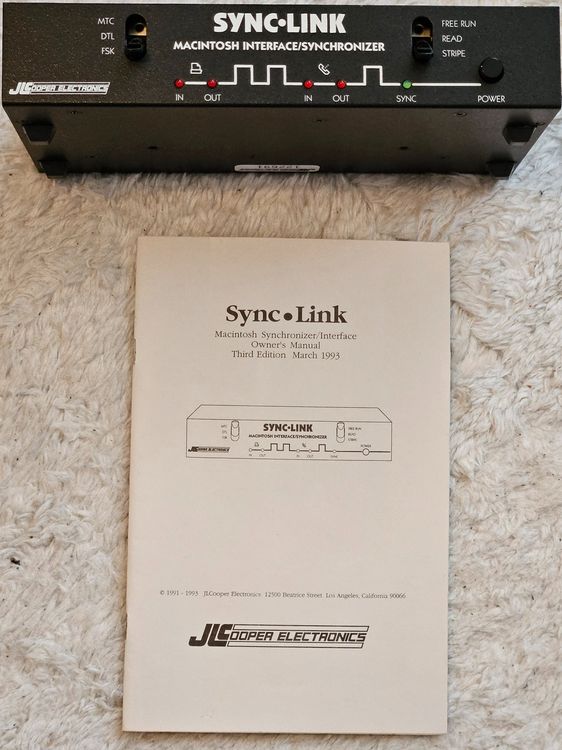 JLCooper Sync Link Macintosh Interface (Gebraucht) in dietikon für CHF ...