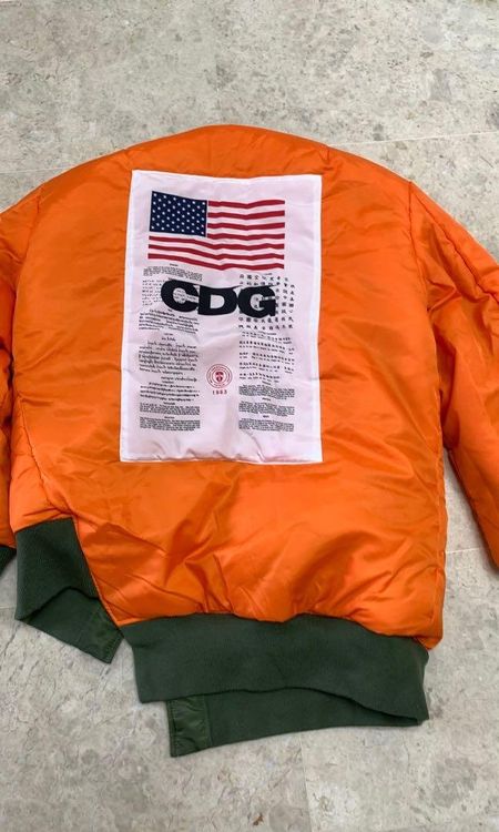 Alpha Industries X CDG Comme Des Garcons MA-1 Bomberjacke (Neu (gemäss Beschreibung)) in Thalwil ...