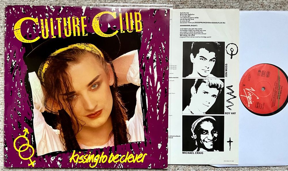 Culture Club – Kissing To Be Clever - LP ♪ GEWASCHEN ♪ 1982 (Gebraucht ...