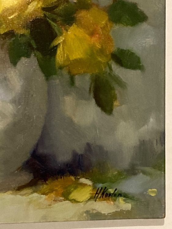 Harry Koolen (1904-1985) Stilleben signiert mit Blumen, Vase (Gebraucht ...