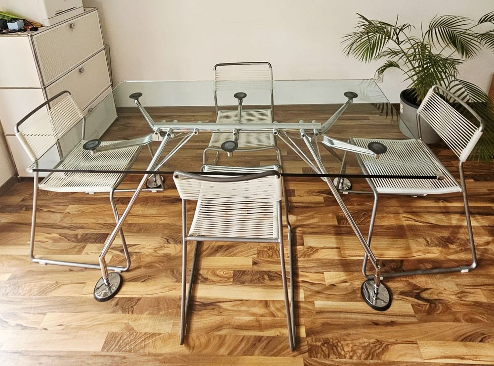 4 Vintage IKEA spaghetti Stühle Modell "Mekler" (Gebraucht) in Muttenz ...