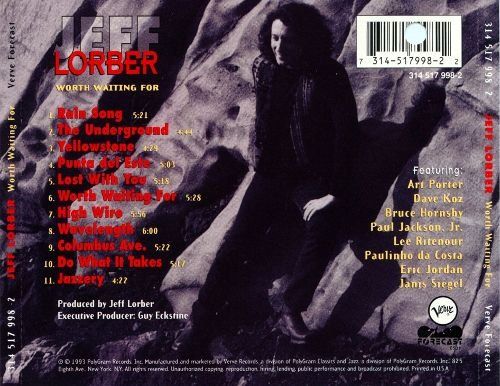 Jeff Lorber [VERVE] Art Porter, Lee Ritenour, Paul da Costa (D'occasion ...