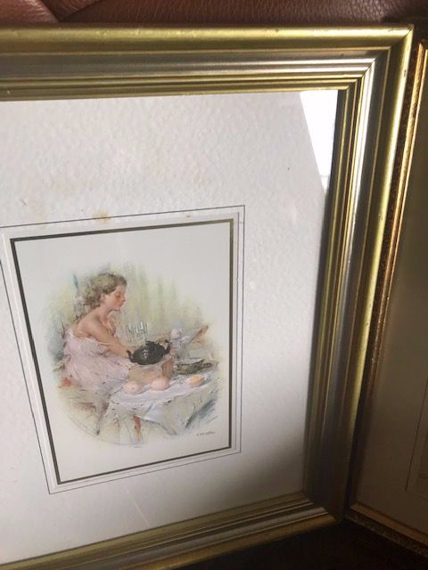 2 tableaux-aquarelle et dessin encadrées | Kaufen auf Ricardo