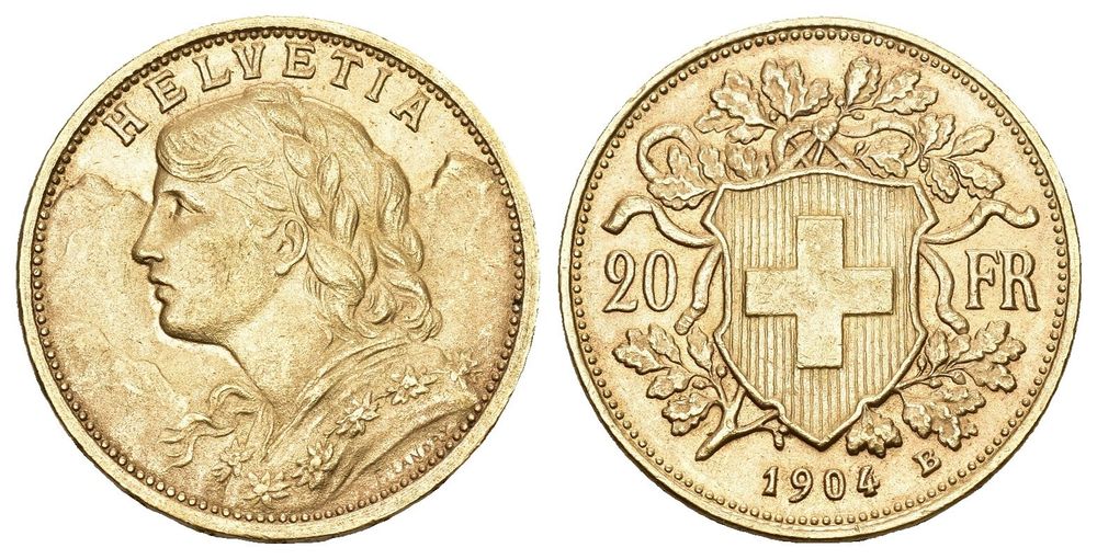 Goldvreneli: 20 Fr. (Vreneli) 1904 - RAR | Kaufen auf Ricardo