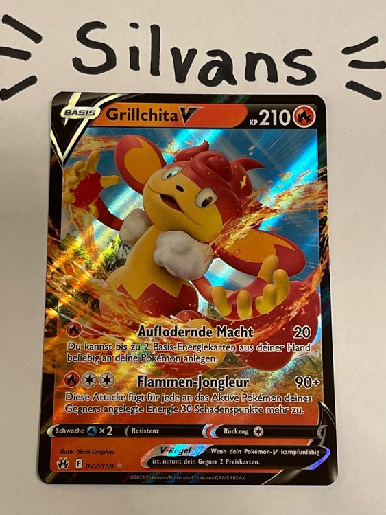 Grillchita V 022/159 Zenit der Könige Crown Zenith Deutsch (Neuf (Voir ...