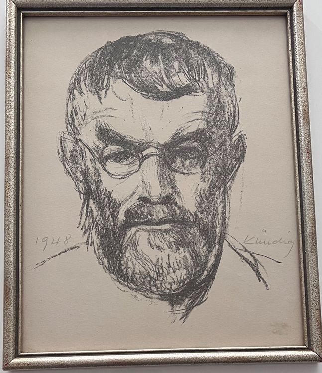 Reinhold Kündig 1888-1984 Portraits Litho handsig. Datiert (Gebraucht ...