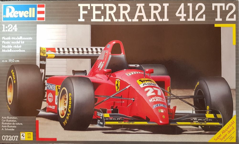 REVELL 07207 FERRARI 412 T2 BAUSATZ 1:24 NOS (Neu und originalverpackt ...