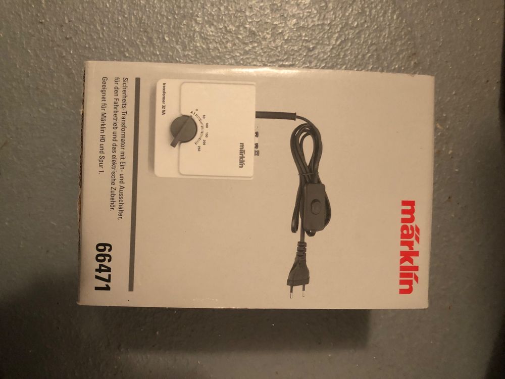 Märklin transformer 32 VA 66471 (Gebraucht) in Belp für CHF 48 – mit ...