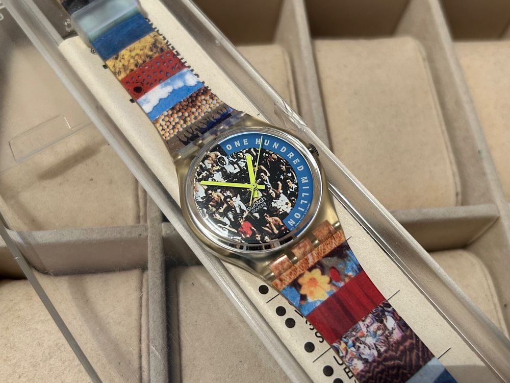 Vintage Swatch PEOPLE GZ126 neuve fonctionne 1992 (Neu (gemäss ...