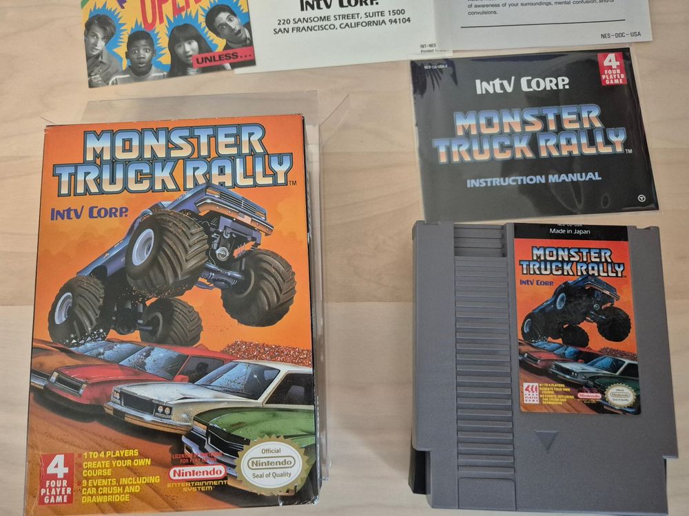 NES: Monster Truck Rally (US; CIB) (Gebraucht) in Bern für CHF 10 – mit ...