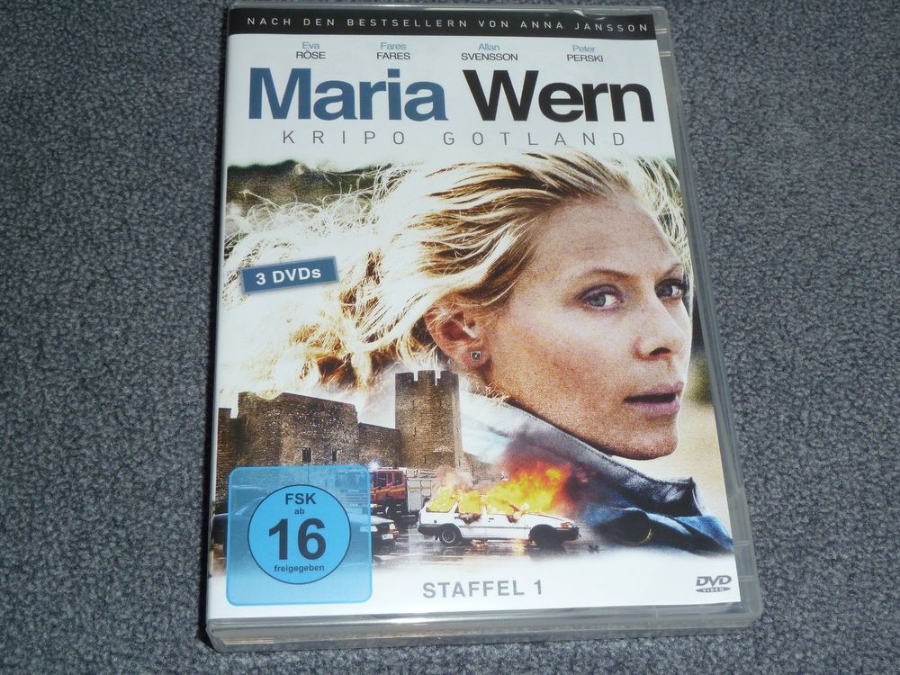 3 DVD's Serie "Maria Wern: Kripo Gotland" Staffel 1 - Krimi | Kaufen ...