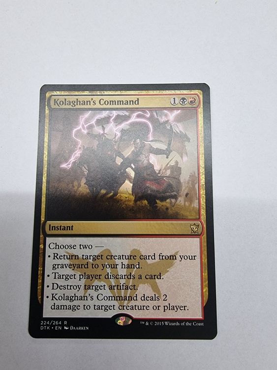 MTG Karte Kolaghan s Command | Acheter sur Ricardo