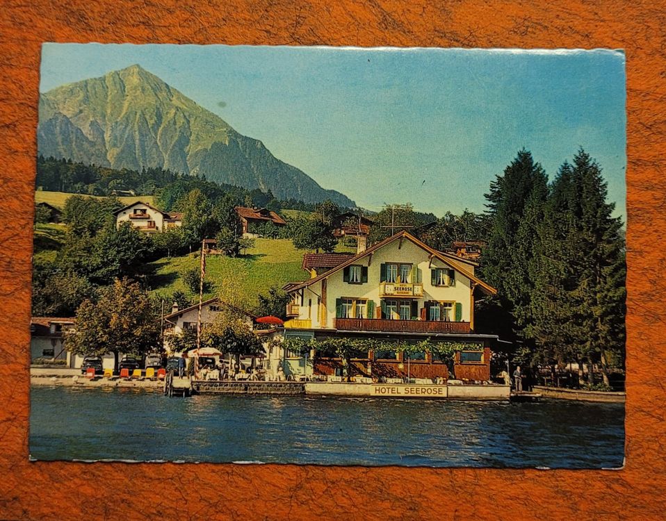 Faulensee, Hotel-Restaurant Seerose STEMPEL FAULENSEE 1963 | Kaufen auf ...