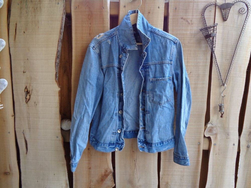 ZARA Man Löcher Jeansjacke Gr S - 210993 (Gebraucht) in Küssnacht am ...