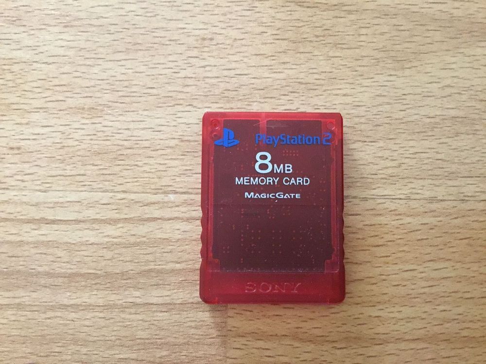 PS2 Memory Card Red Rot Original 8MB (Gebraucht) in Basel für CHF 5.6 ...