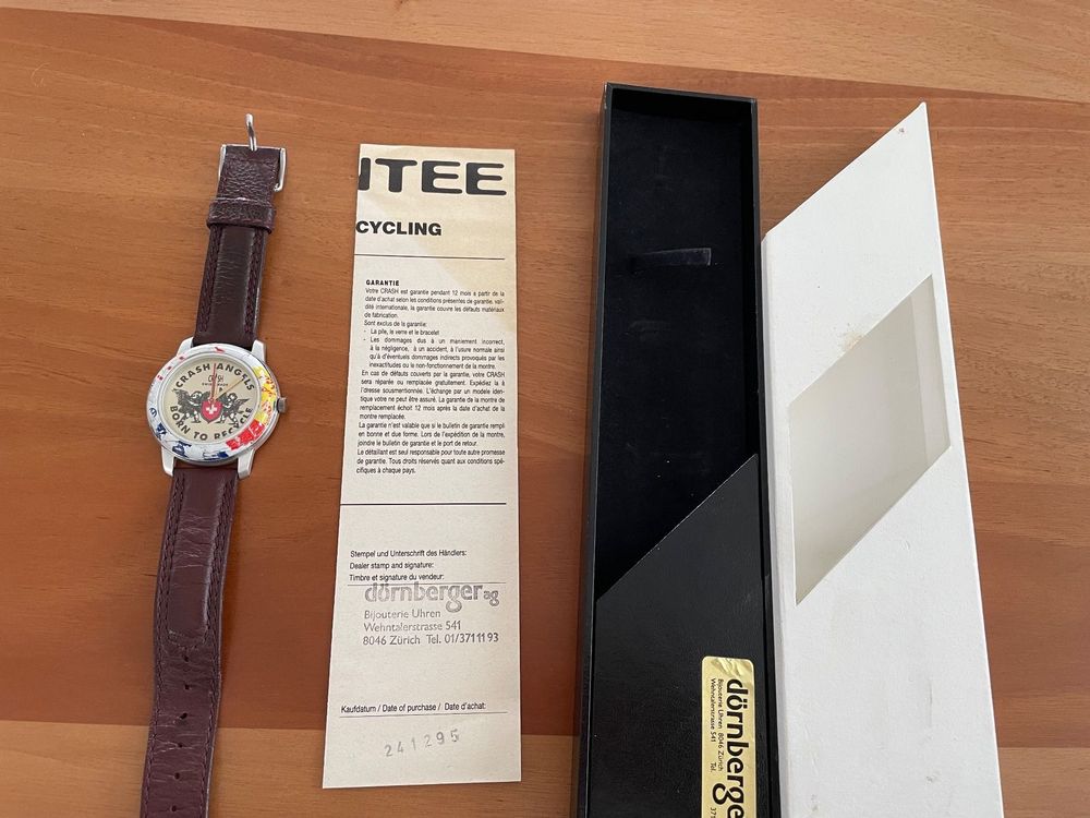 Crash Uhr 1995 Recycling Swiss Made (Gebraucht) in Zürich für CHF 13 – mit Lieferung auf Ricardo ...