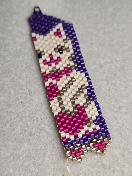 Bijou de sac Maneki-Neko - perles Miyuki - Fait main (Neuf avec ...