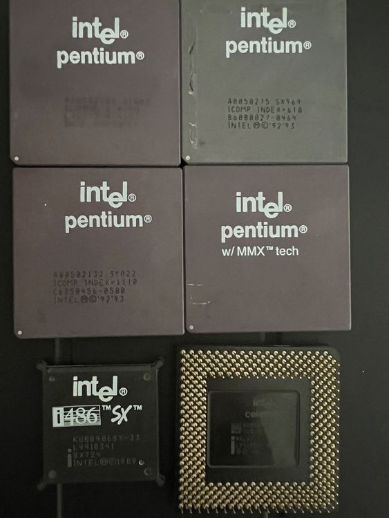 Intel Pentium collection 75/100/133/166 | Kaufen auf Ricardo