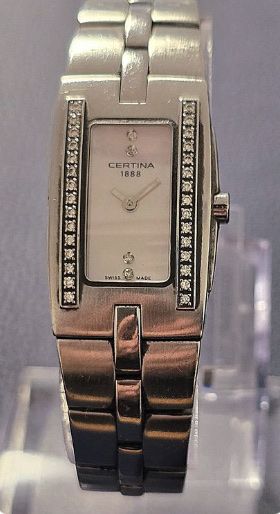 Montre femme Certina acier diamants saphir Vintage (Neuf (Voir description)) à Echallens pour ...