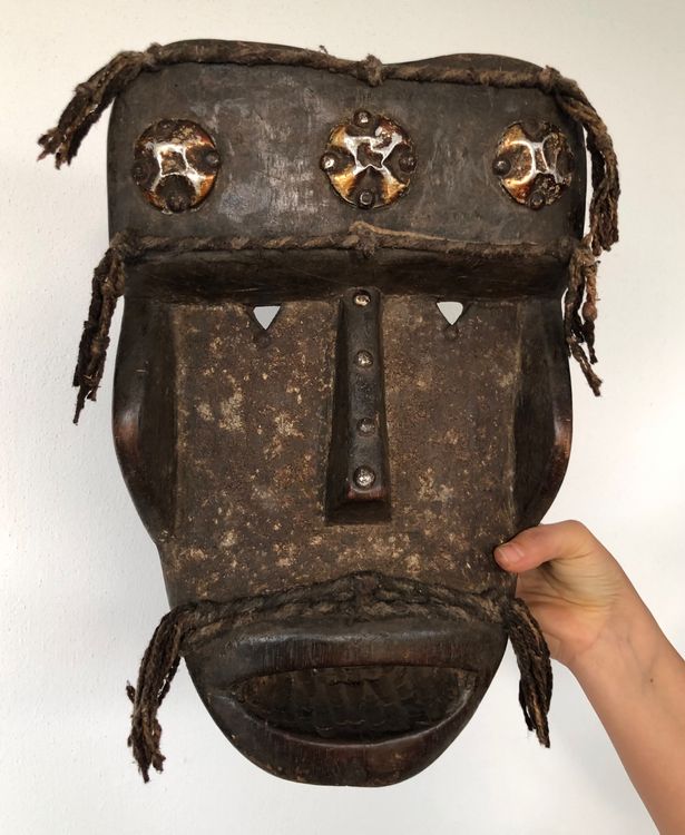 Rarität alte Wobe - Grebo Maske Elfenbeinküste Höhe 38 cm | Kaufen auf ...