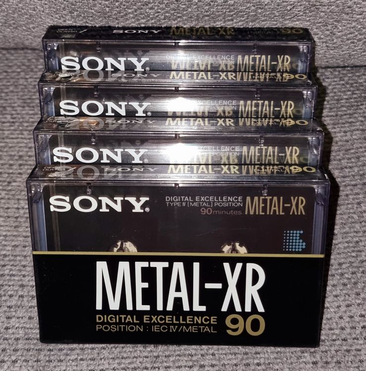 SONY "METAL XR-90" top metal cassettes! (Neu und originalverpackt) in ...