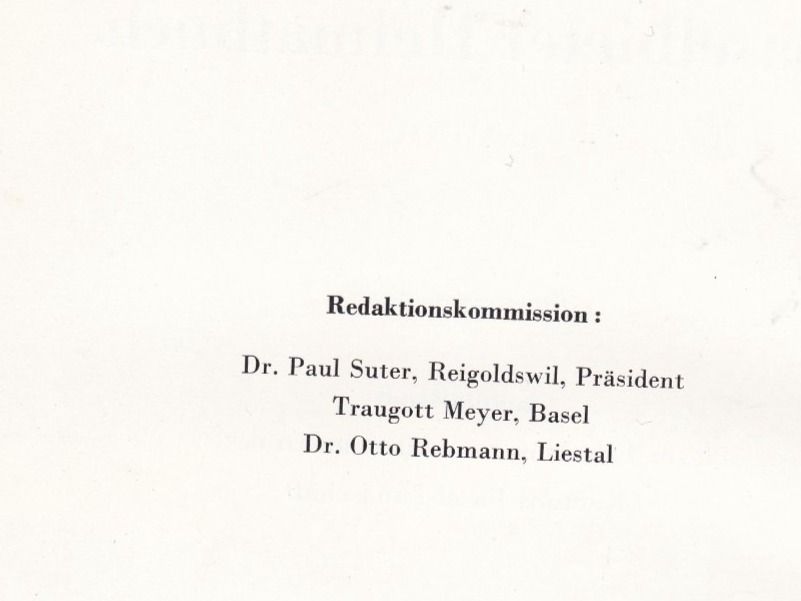 Baselbieter Heimatbuch von 1956 Band VII, von Dr. Paul Suter (Gebraucht ...