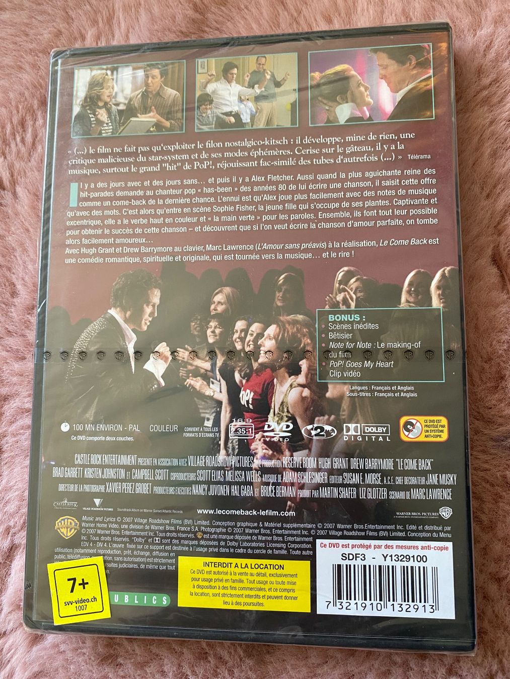 Dvd Le Come Back Hugh Grant & Drew Barrymore - Romantique ! (Neuf avec ...