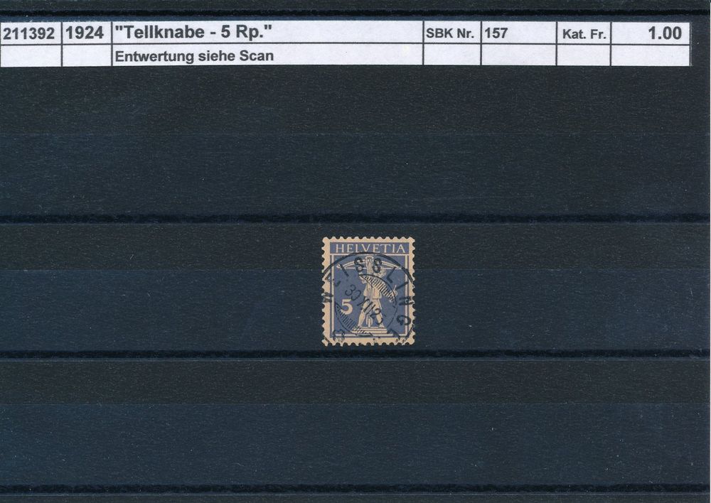 1925 Tellknabe - 5 Rp. | Kaufen auf Ricardo