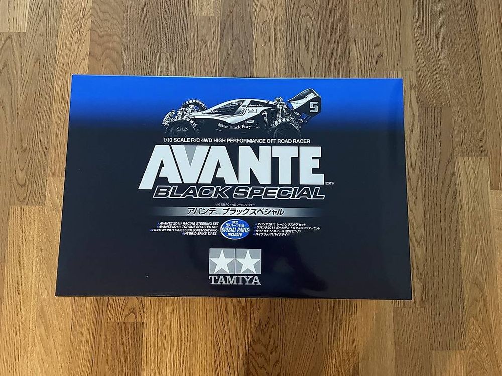 Tamiya Avante Black Special Edition NIB (Neu und originalverpackt) in ...