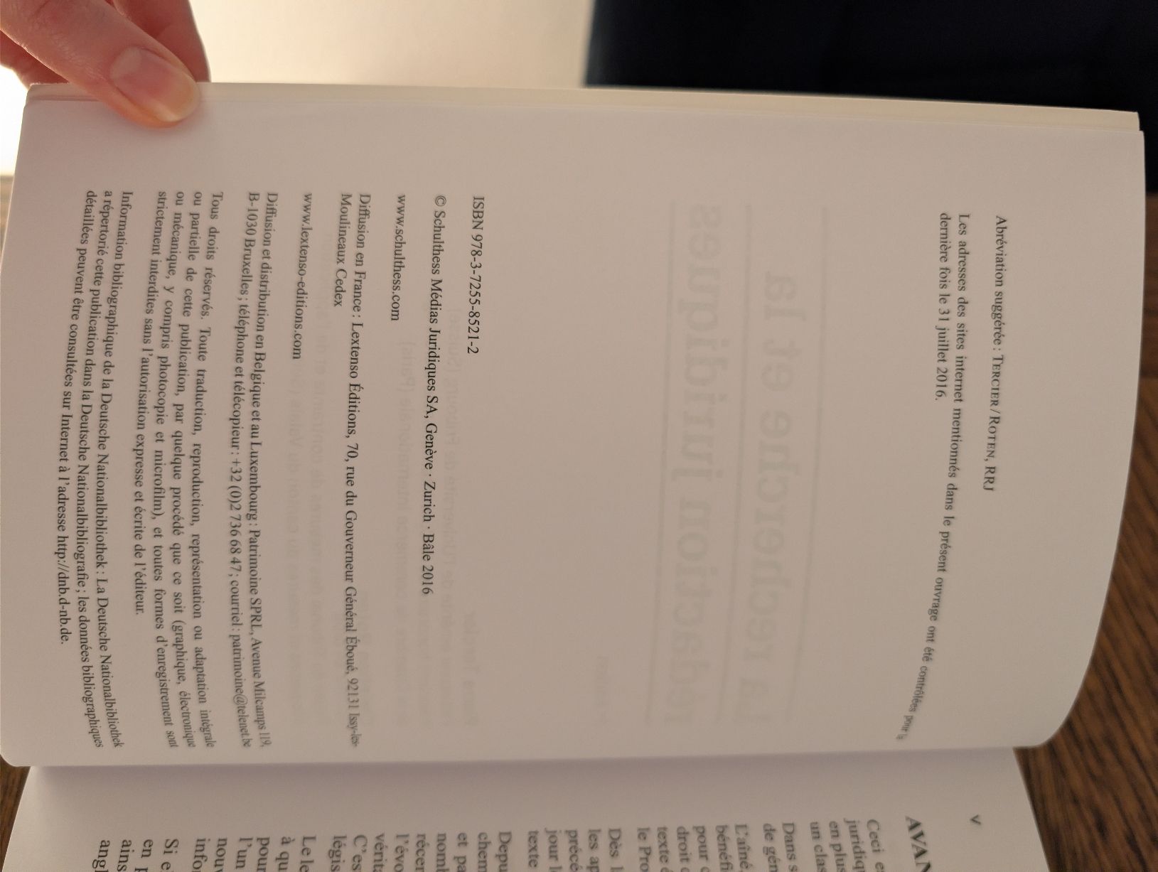 La recherche et la rédaction juridiques, 7eme Edition (D'occasion) à ...