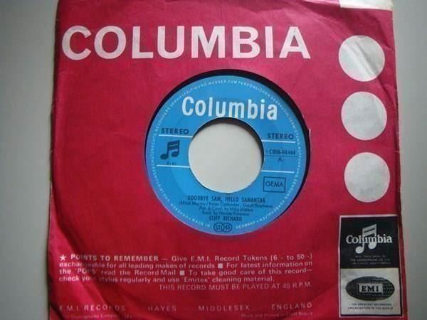 Vinyl Single Cliff Richard - Goodbye Sam, Hello Samantha (Gebraucht) in ...