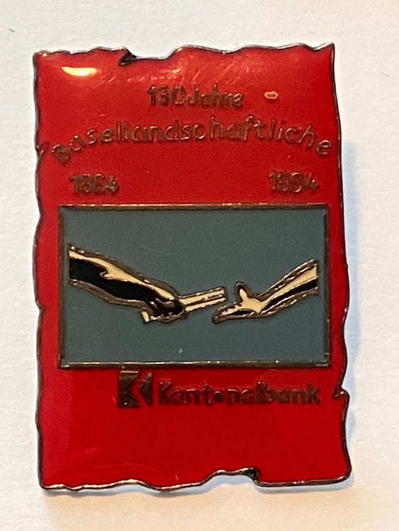 1 Pin Kantonalbank BL 130 Jahre (Gebraucht) in Basel für CHF 1 – mit ...