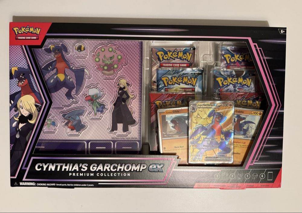CYNTHIA'S GARCHOMP EX PREMIUM COLLECTION BOX (Neu und originalverpackt ...