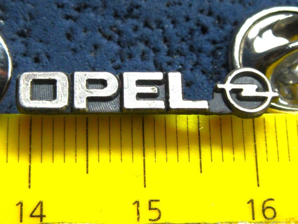 OPEL AUTO LOGO PIN GEPRÄGT KLEIN-FEIN MIT SECURITY-CLIP (Gebraucht) in ...