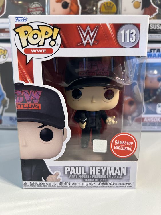 Funko POP! WWE Paul Heyman Edition Limitée (Neu und originalverpackt ...