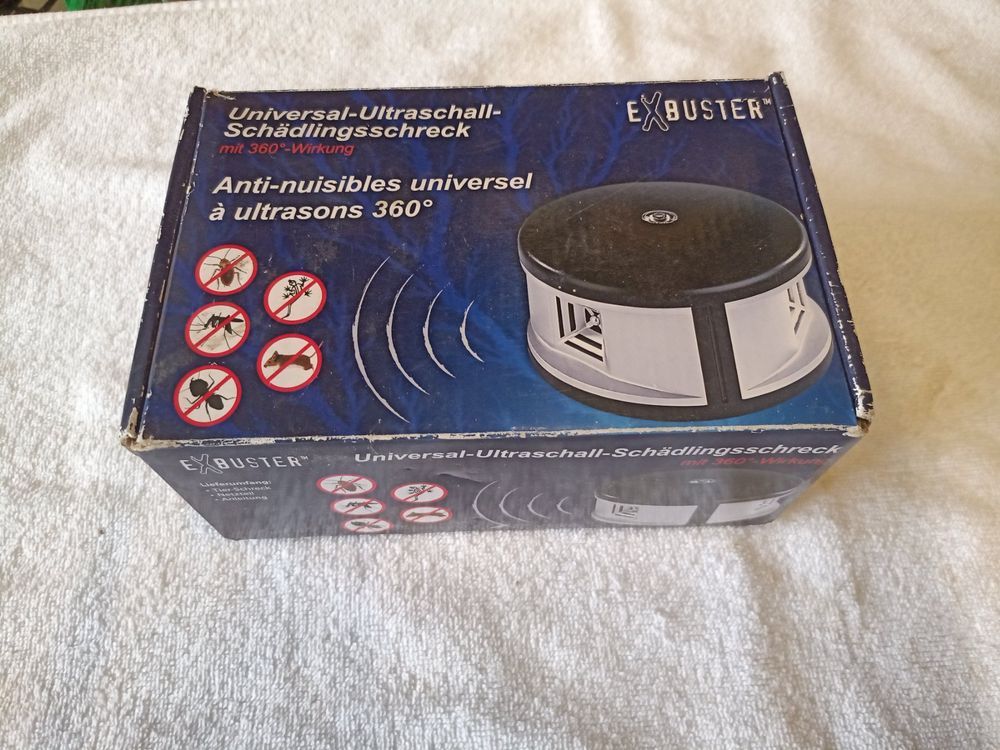 Exbuster Universal Ultraschall Schädlingsschreck (Neu (gemäss ...