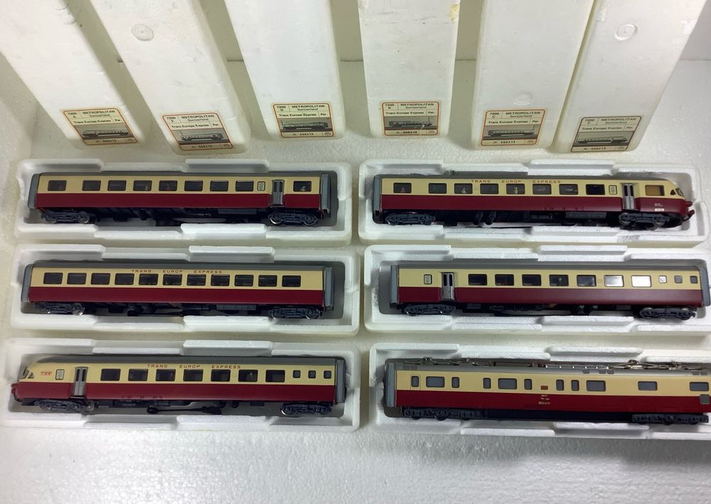 Metropolitan SBB RAe TEE, 6- teilig, H0, DC, Analog, OVP. (Gebraucht ...
