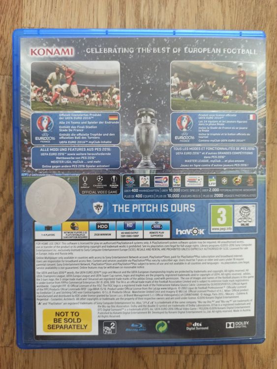 PES 2016 - Pro Evolution Soccer PS4 / PS5📀🎮📀 (Gebraucht) in ...