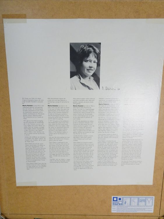 Bild Maria Palatini (1952) Gemälde Mischtechnik Serigraphie (Gebraucht ...